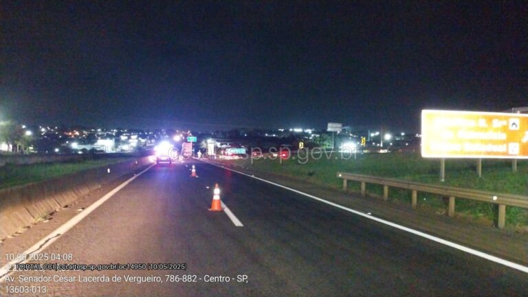 Acidente trágico na rodovia Anhanguera em Araras